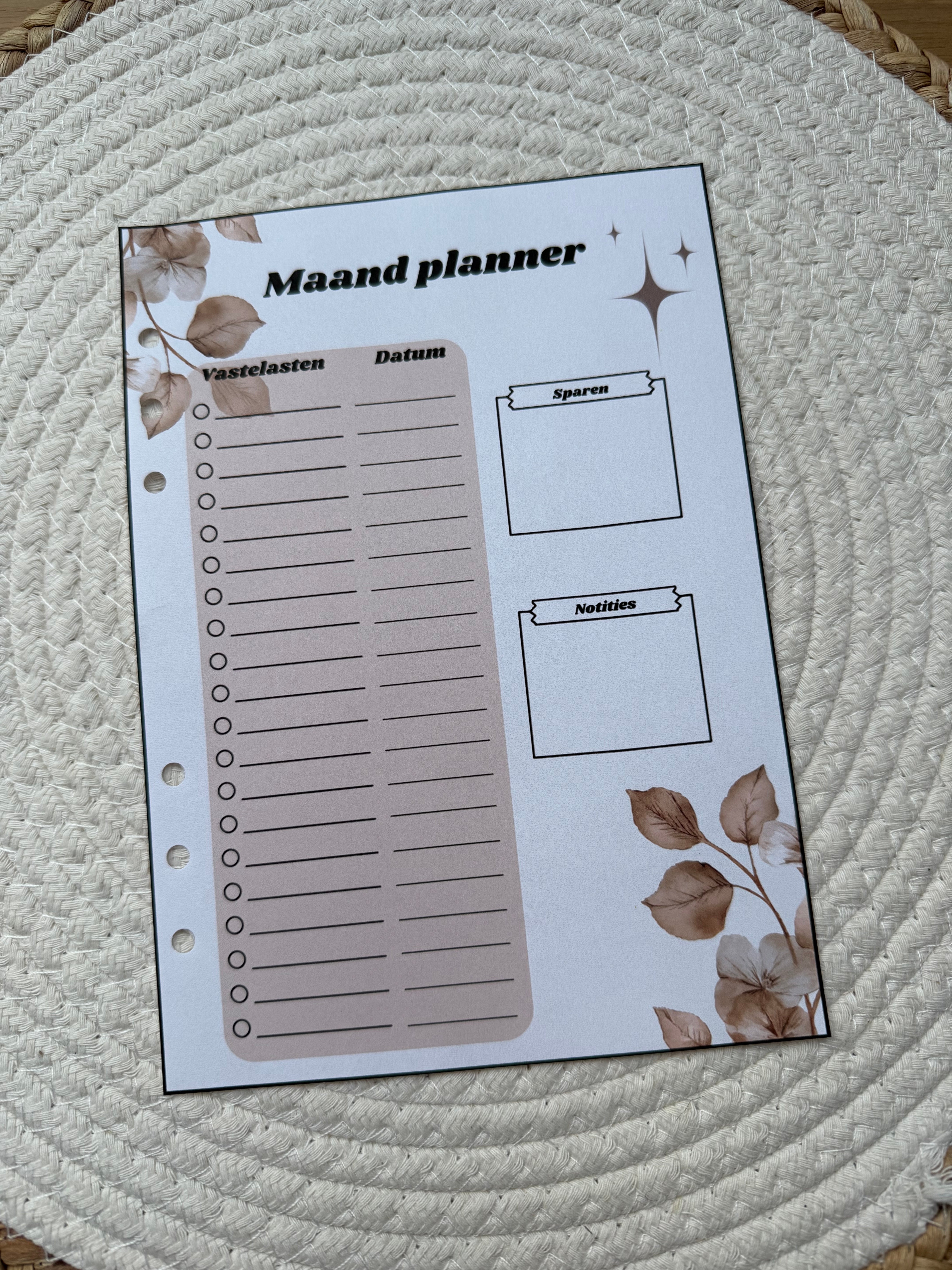 Planner 2026 maand planner 3 A5 – Budget By B