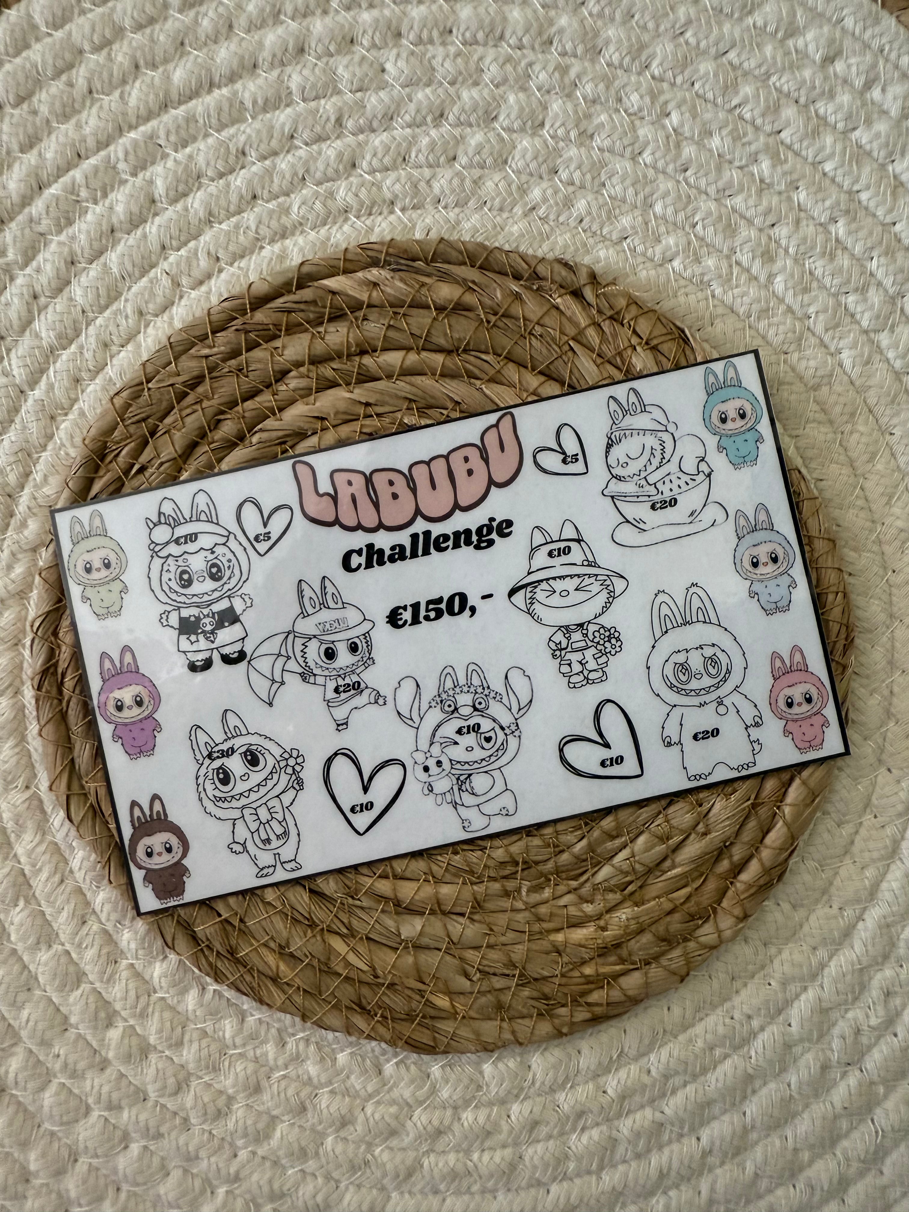Labubu challenge €150,- – Budget By B